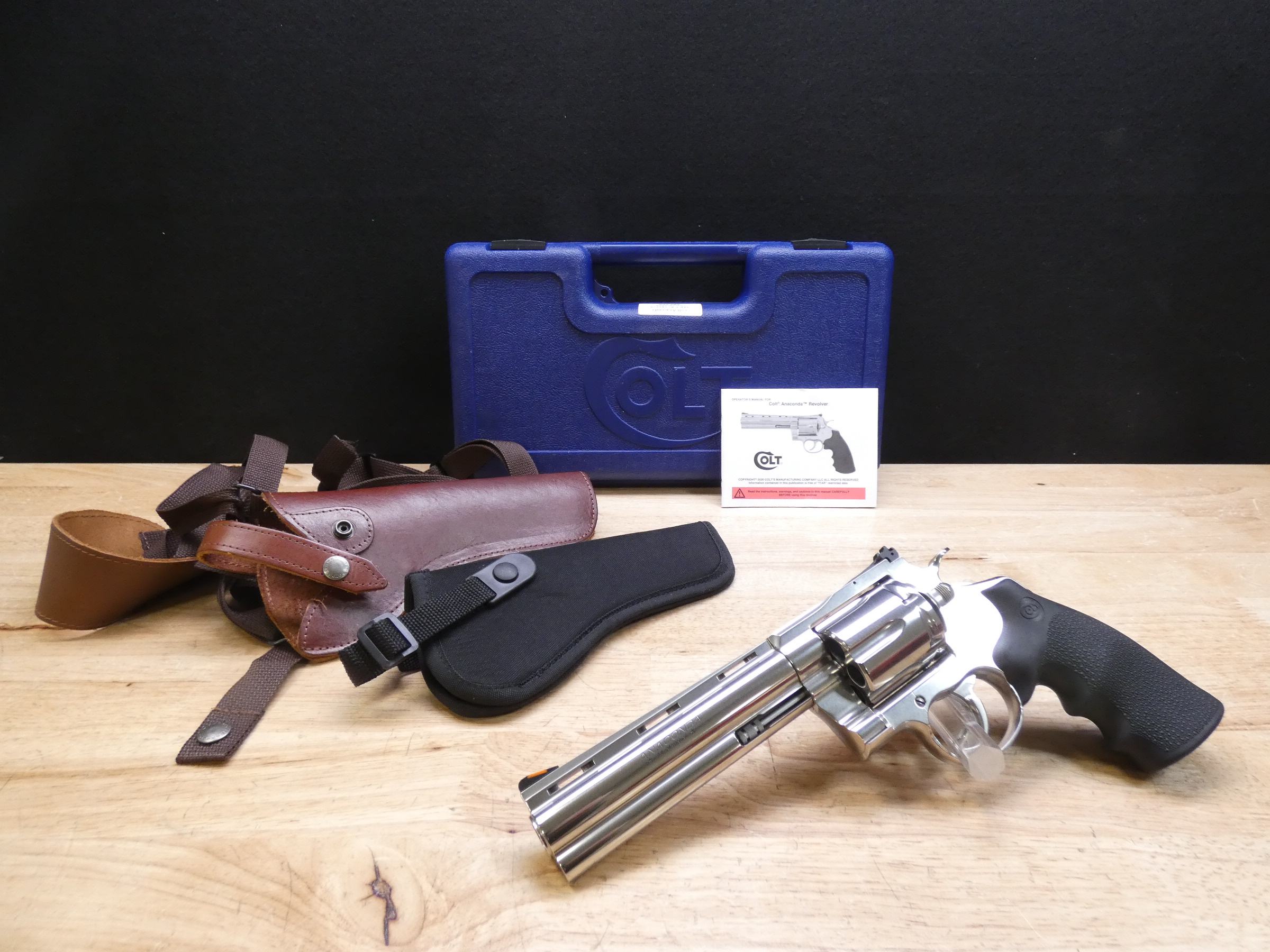 Colt Anaconda - .44 Mag - w/ OG Case - XLNT Snake Gun - New Production ...